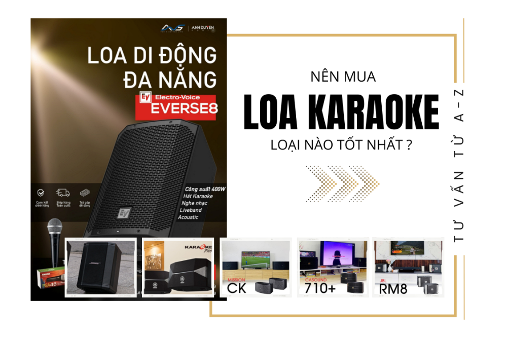 Nên mua loa karaoke loại nào TỐT NHẤT hiện nay? Tư vấn từ A-Z