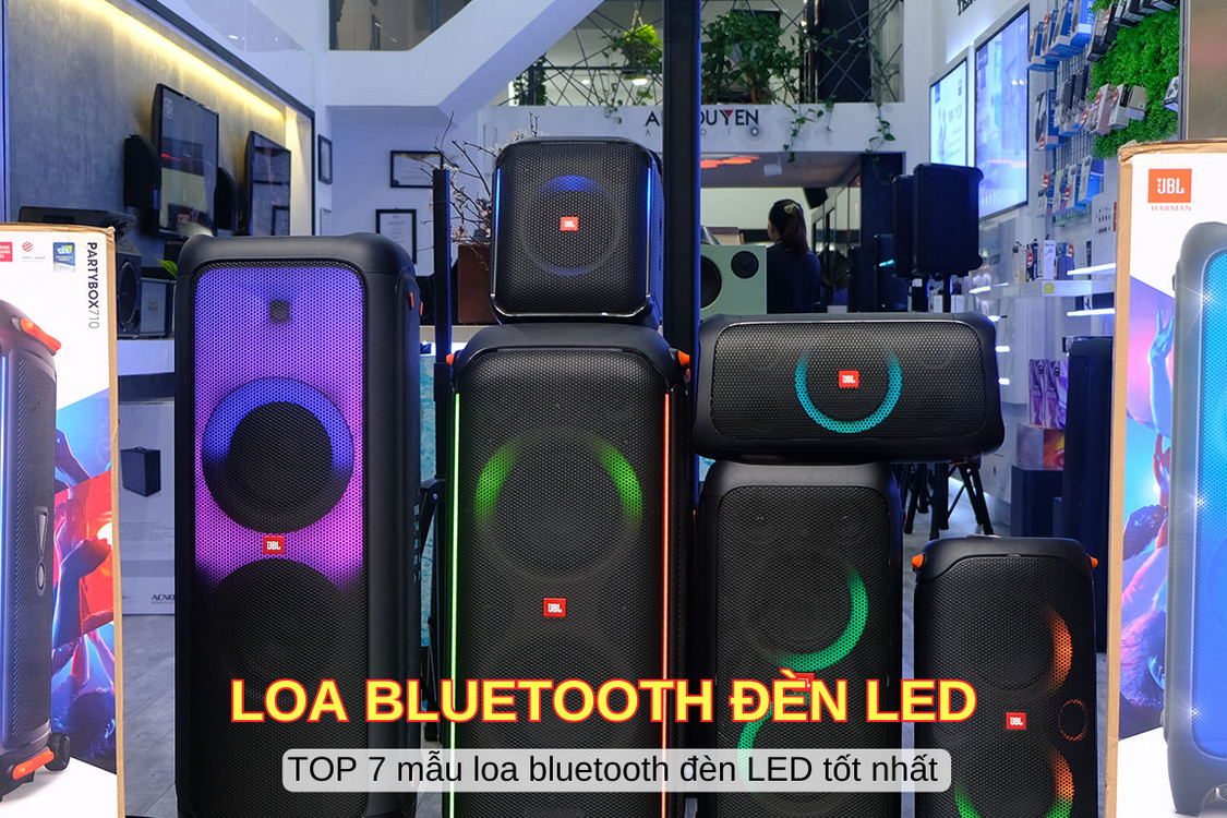 Top 5 loa bluetooth đèn LED của JBL được săn đón nhất hiện nay